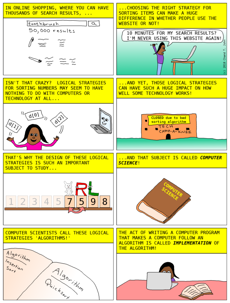 Algorithms, Page 1 – CS Comics